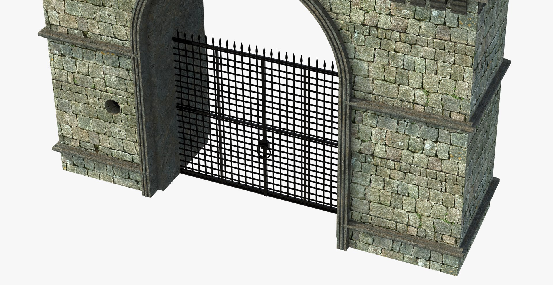 3D Model Classic Old Gate - TurboSquid 1718128