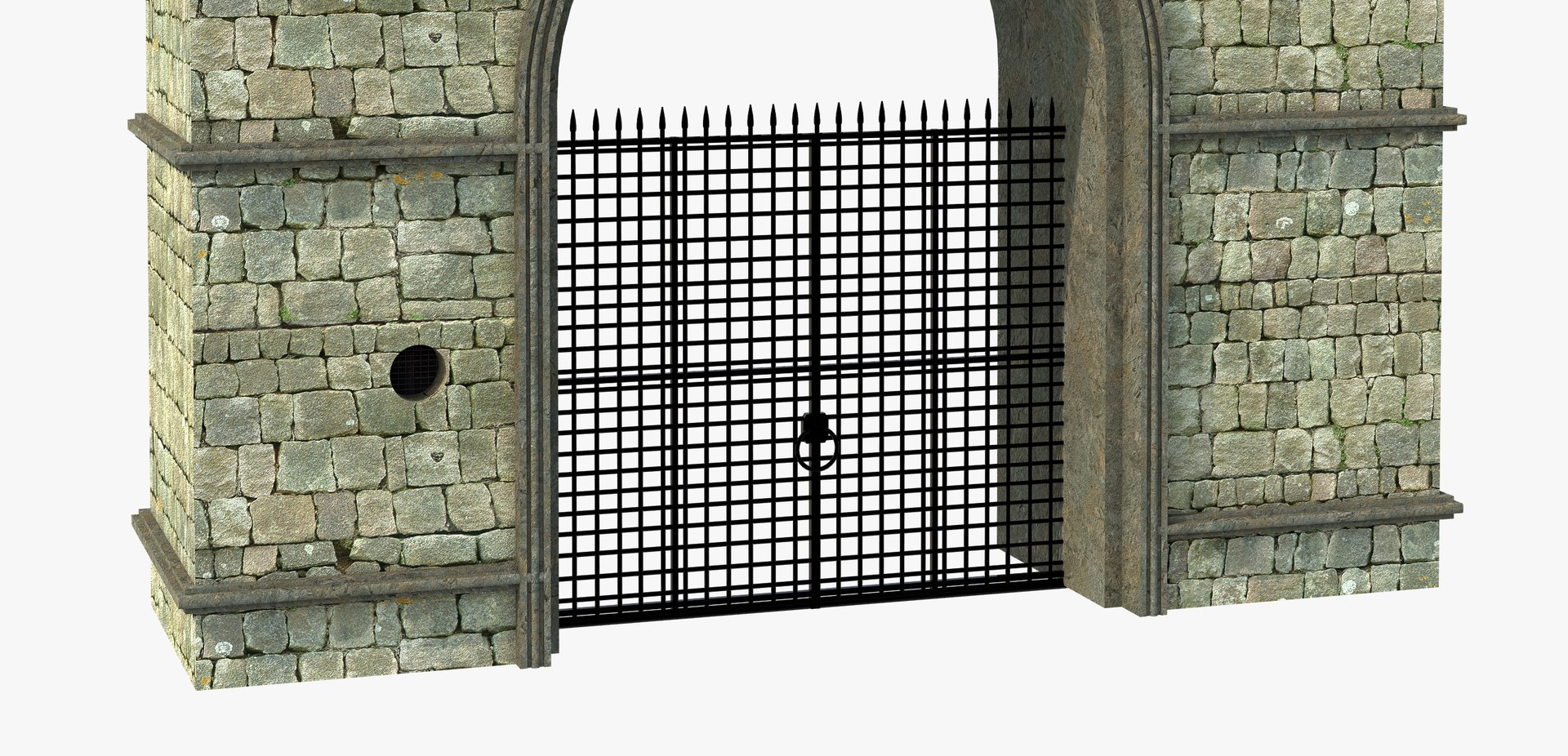 3D Model Classic Old Gate - TurboSquid 1718128