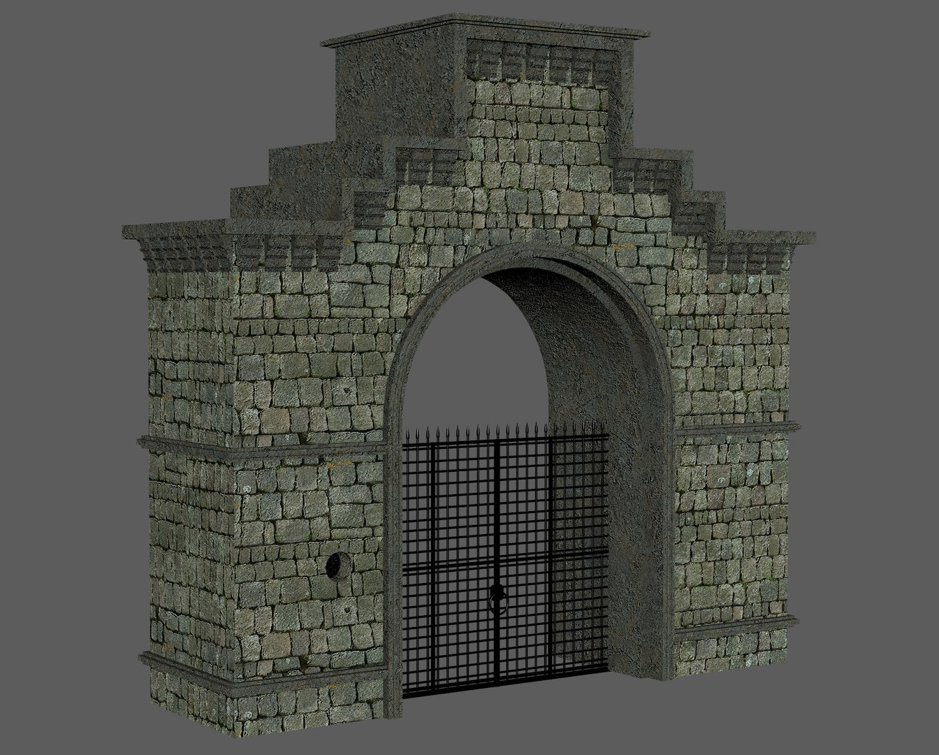 3D Model Classic Old Gate - TurboSquid 1718128
