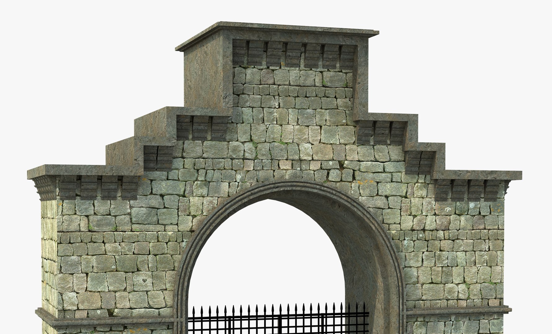 3D Model Classic Old Gate - TurboSquid 1718128