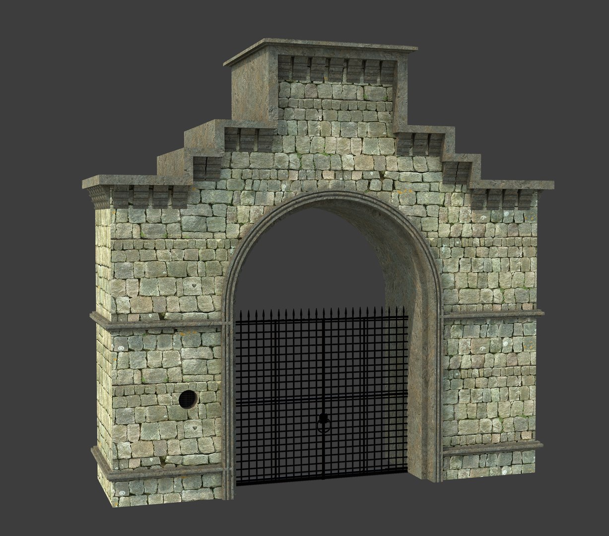 3D Model Classic Old Gate - TurboSquid 1718128