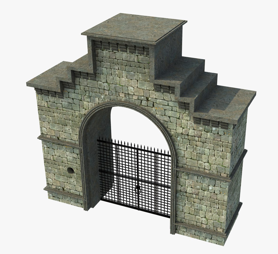 3D Model Classic Old Gate - TurboSquid 1718128