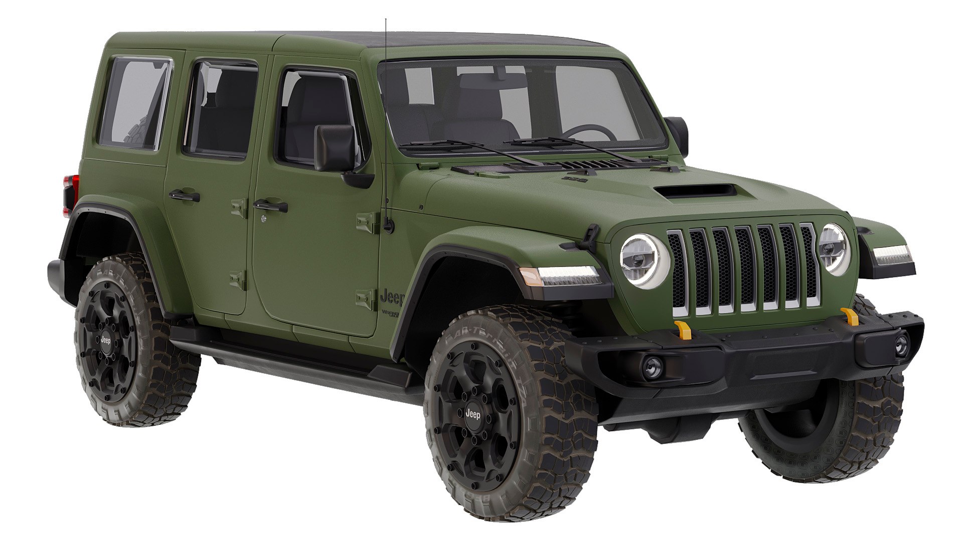 Jeep Wrangler 2022 3D Model - TurboSquid 2332716