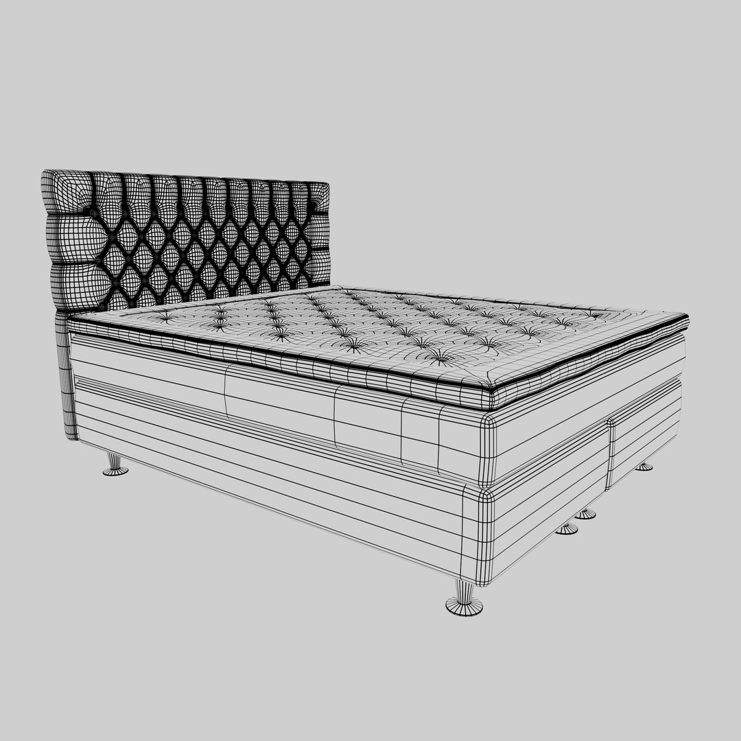 Bed Mattress 3D Model - TurboSquid 2074125