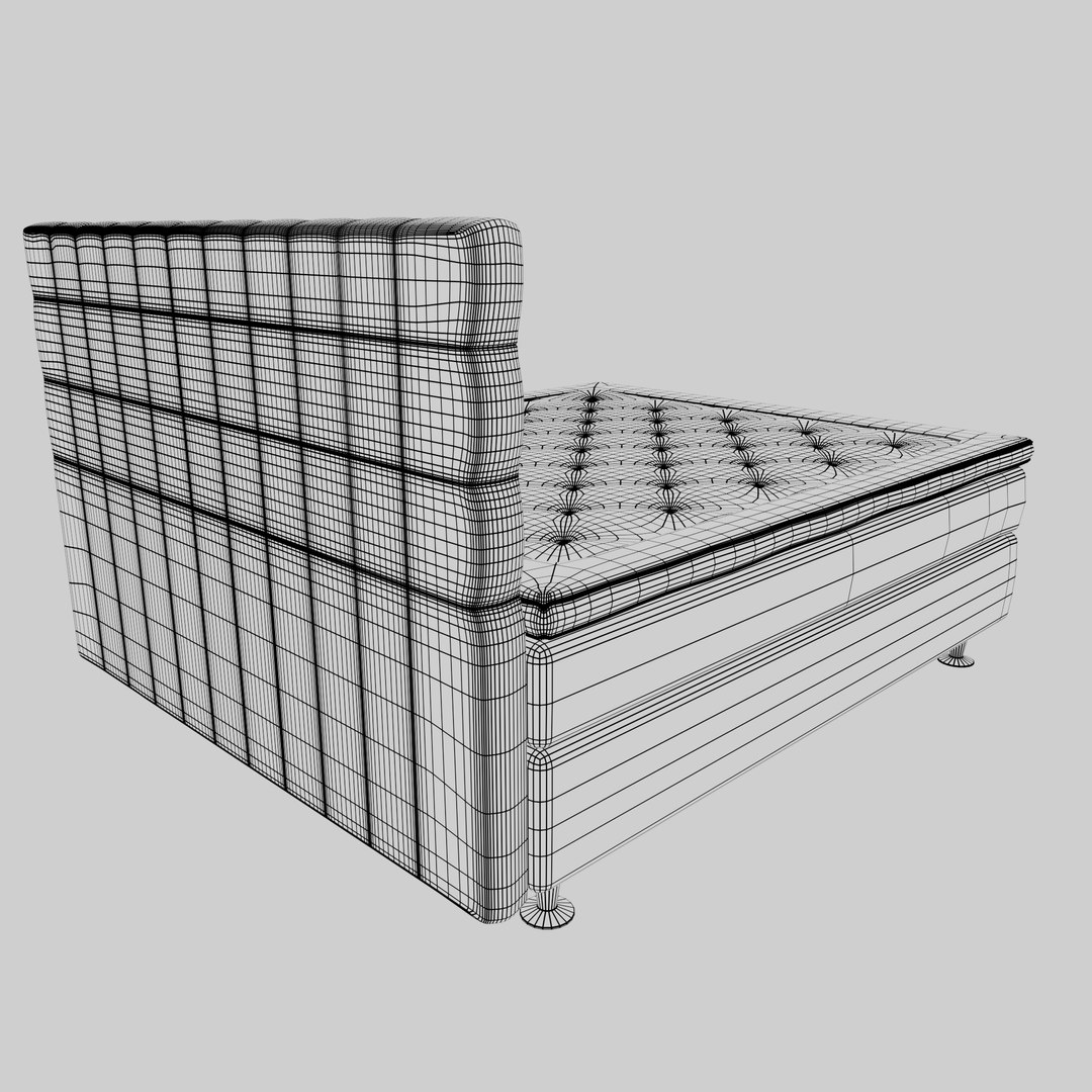 Bed Mattress 3D Model - TurboSquid 2074125