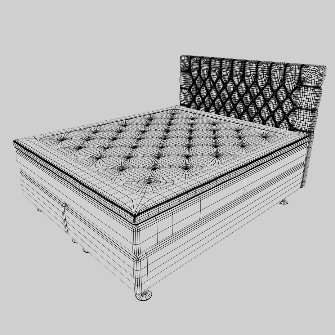 Bed Mattress 3D Model - TurboSquid 2074125