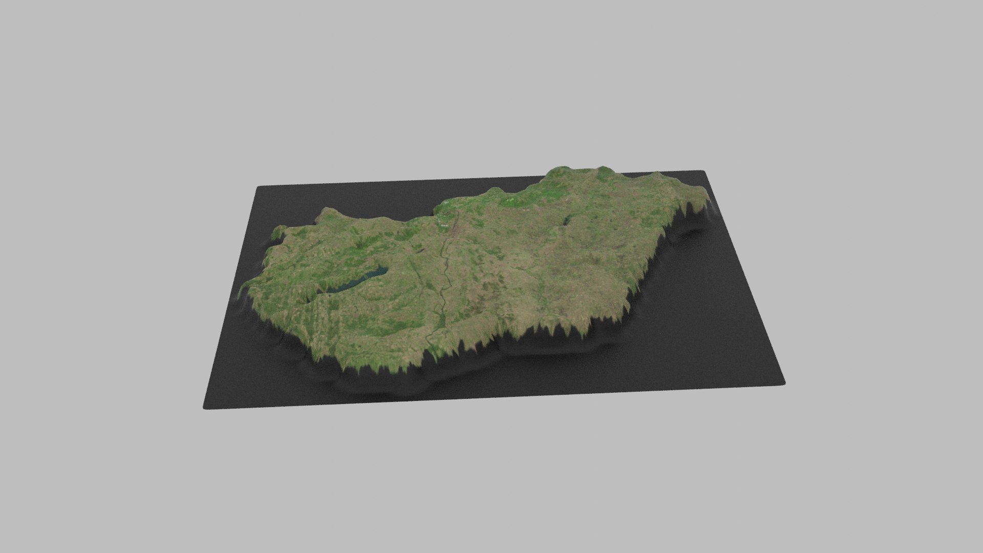 Hungary Map Country 3D Model - TurboSquid 2075888