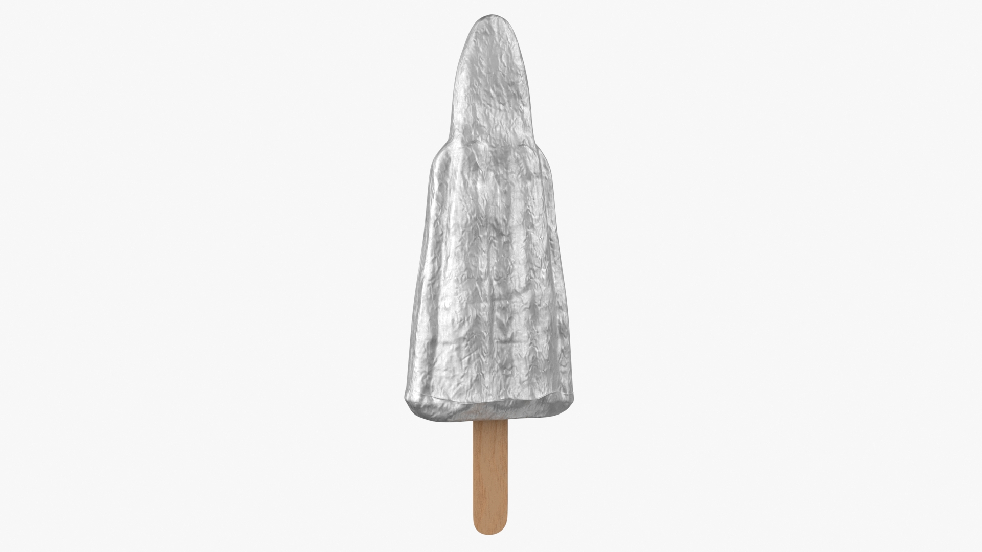 3D Ice Cream On Stick In Foil - TurboSquid 2418886