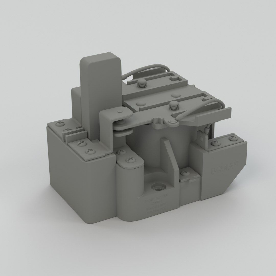 3d Model Electrical Relay