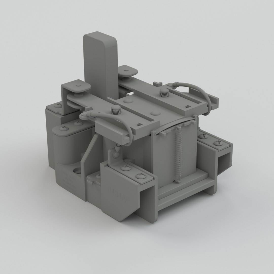 3d Model Electrical Relay