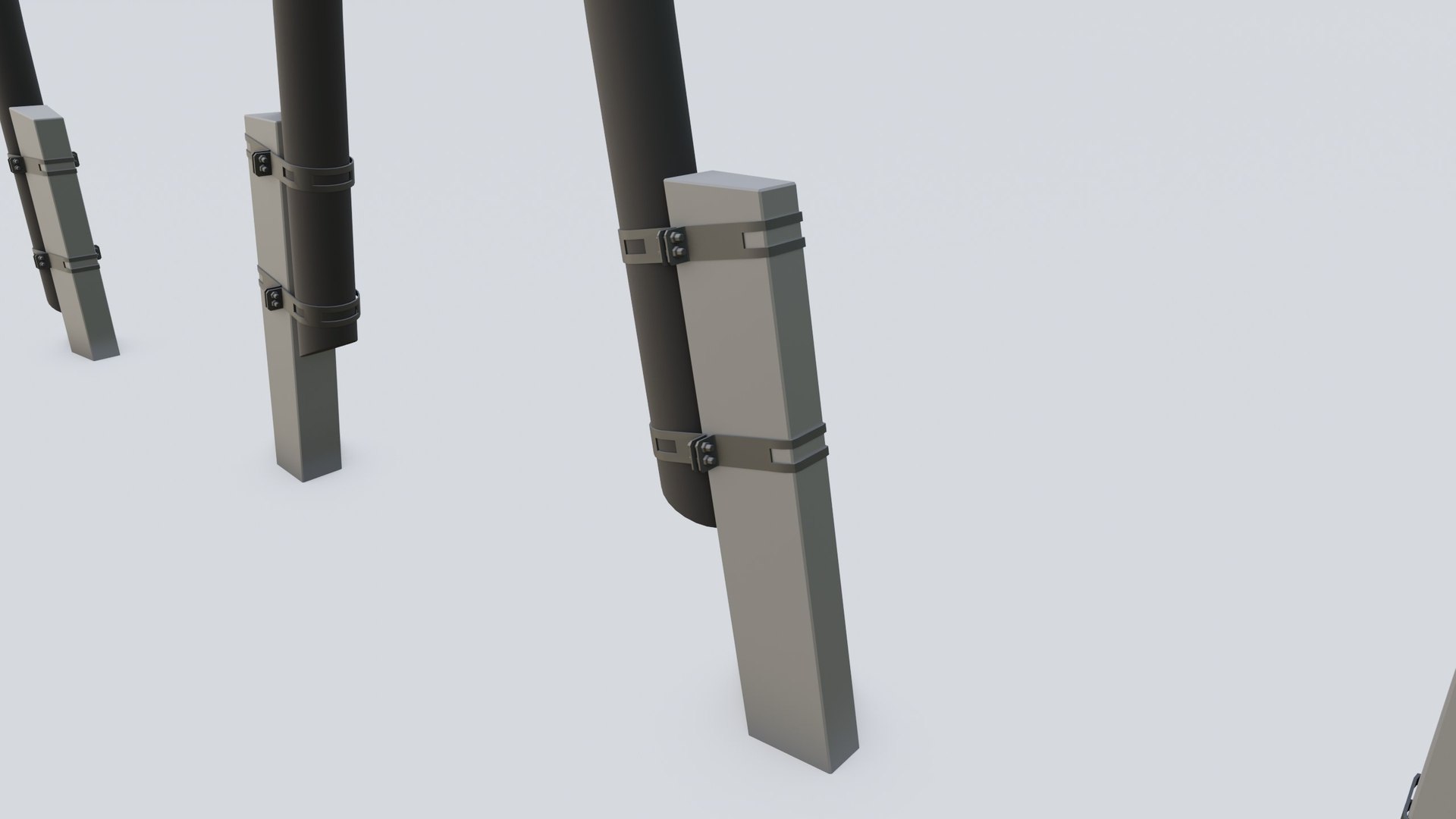Pillars 3D model - TurboSquid 1976659