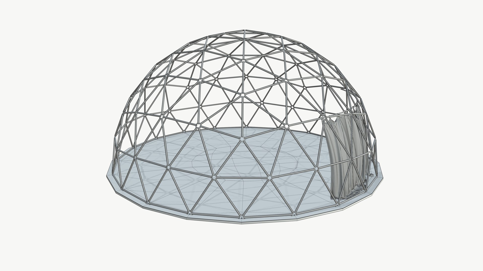 3D Geodesic Dome V4 Tent Model - TurboSquid 2103909