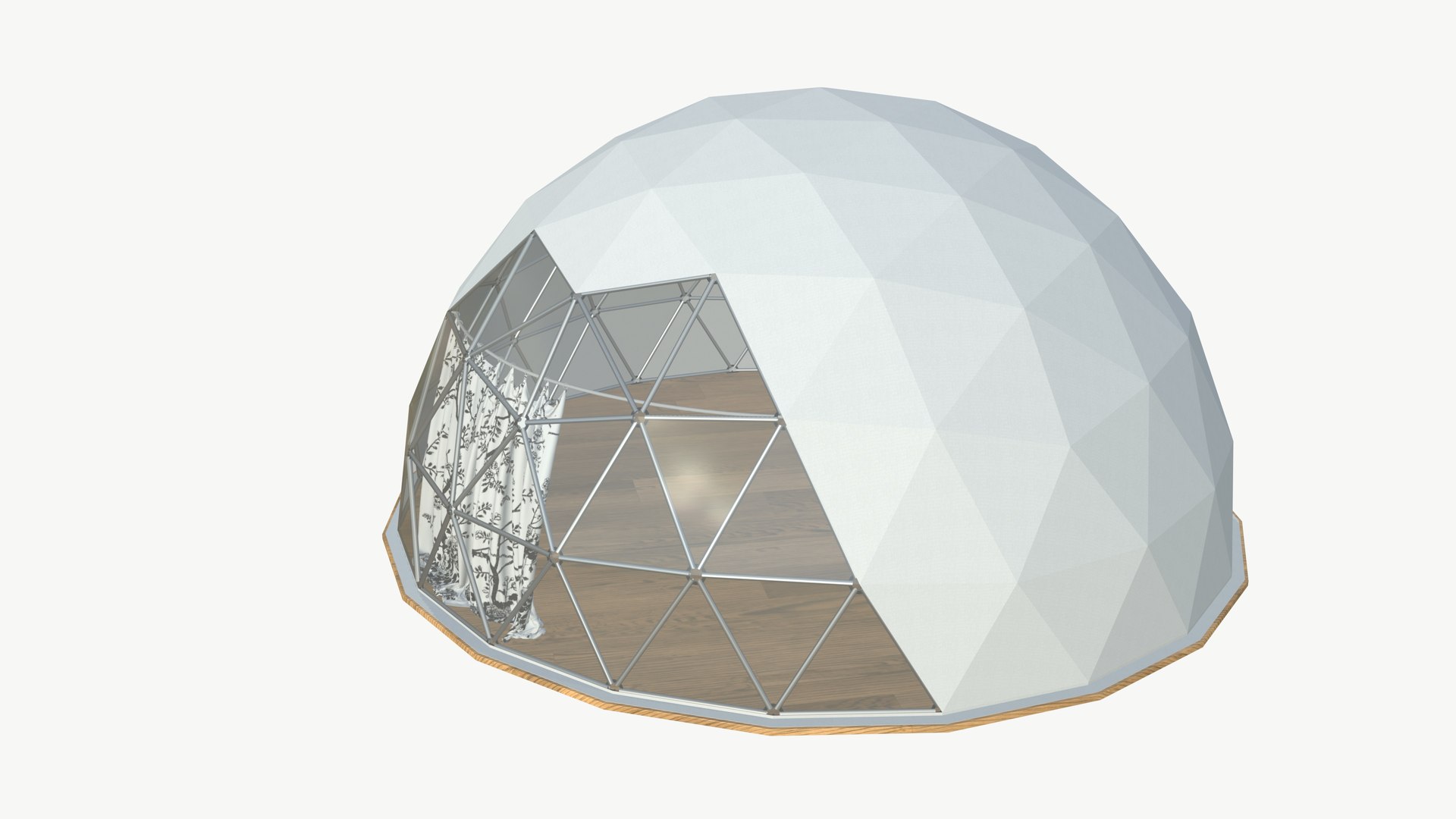 3D Geodesic Dome V4 Tent Model - TurboSquid 2103909