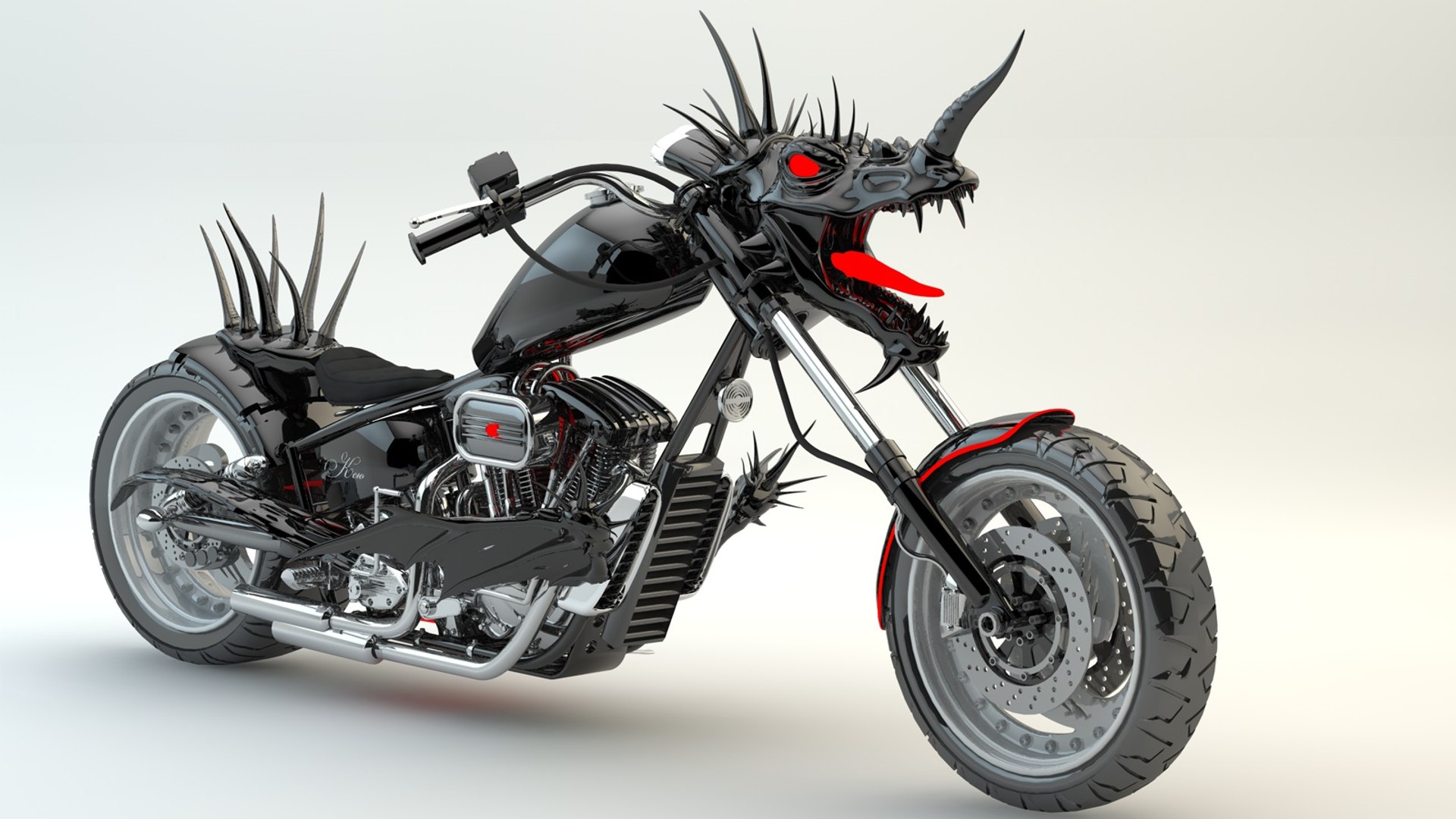 C4d Bike Dragon
