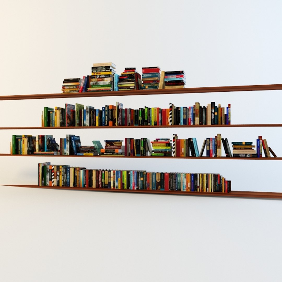 3d books model