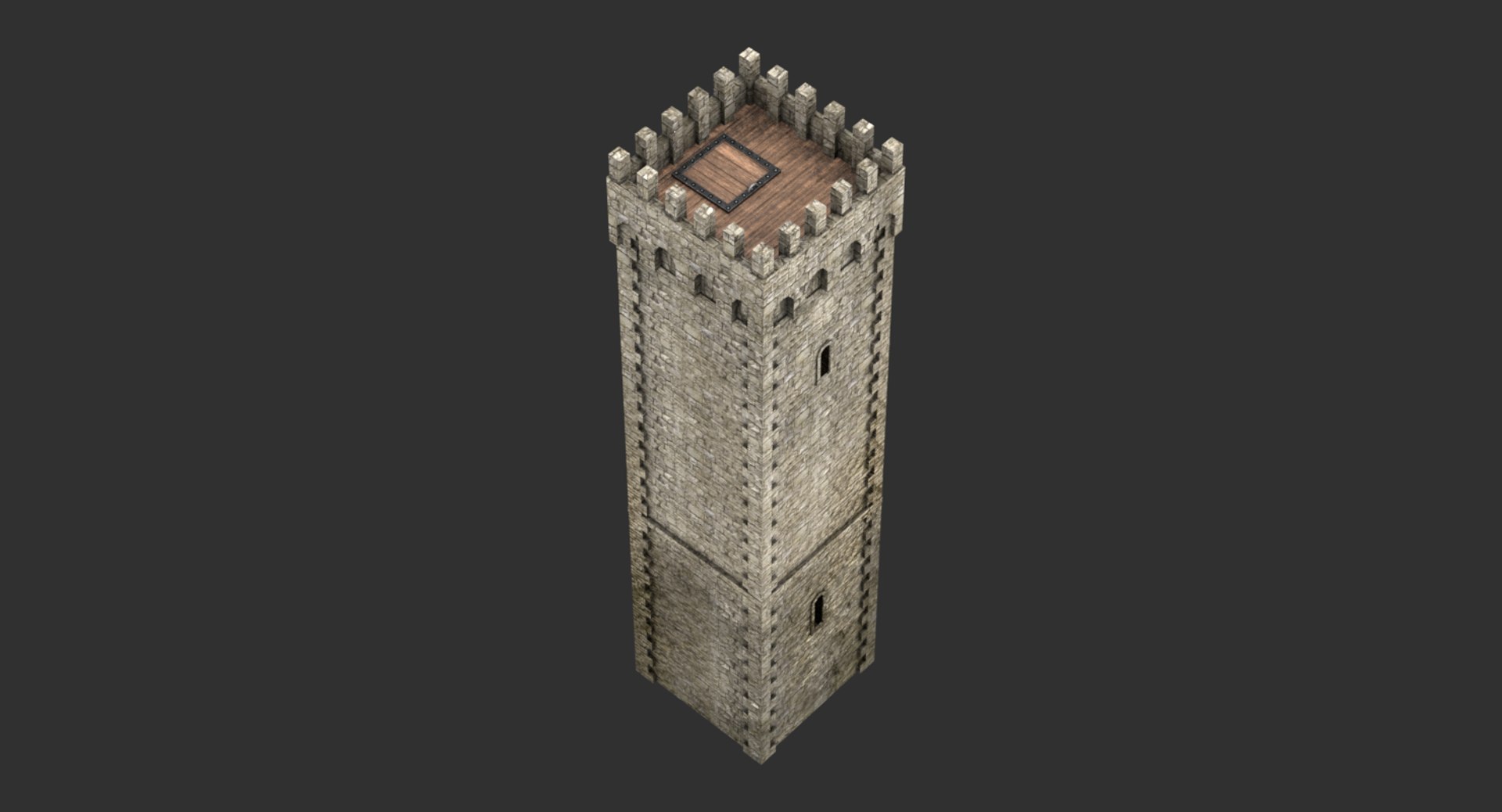 Blender Tower Medieval 3D Model - TurboSquid 1336093