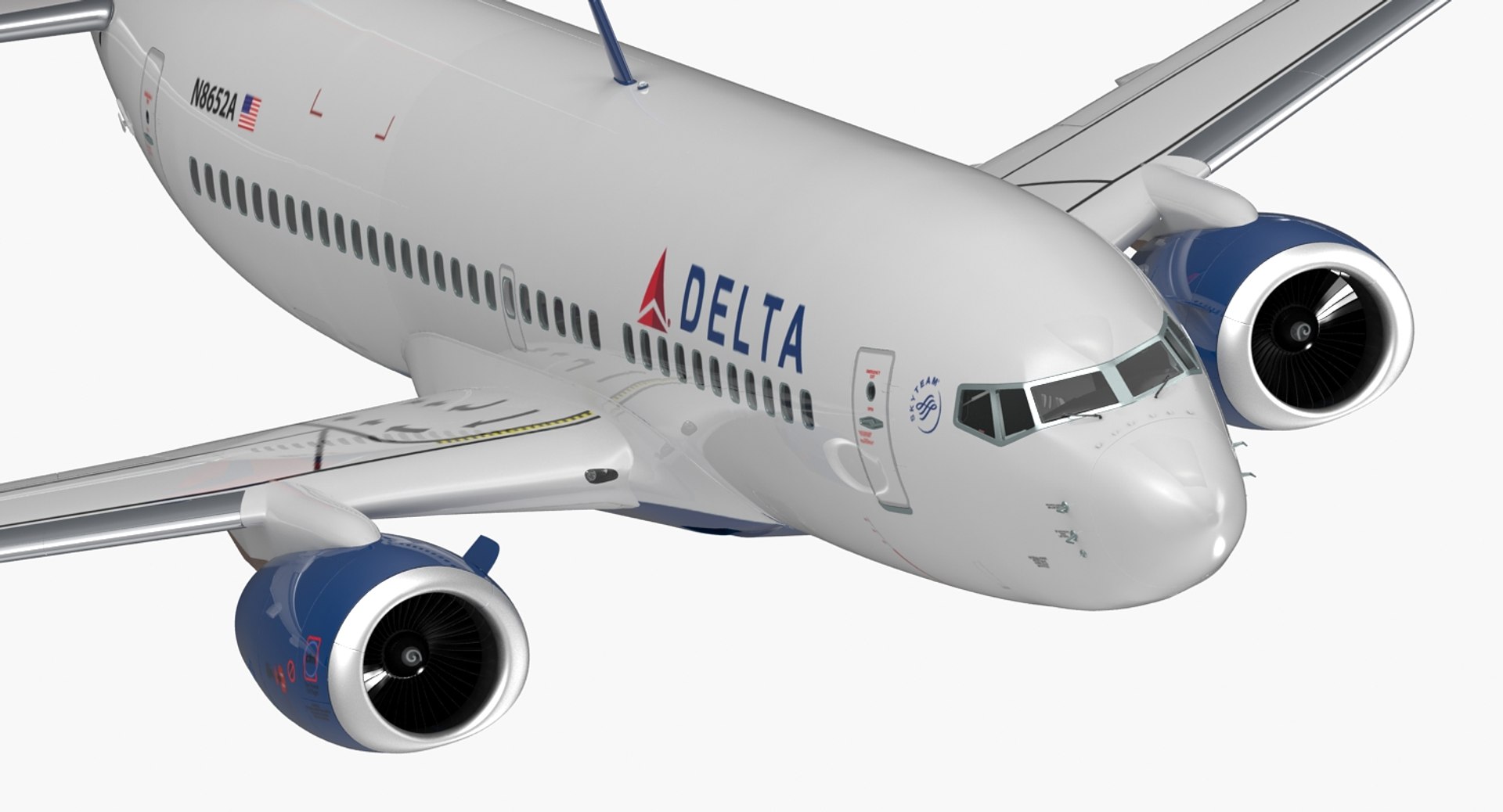 3D model boeing 737-700 delta air lines - TurboSquid 1156473