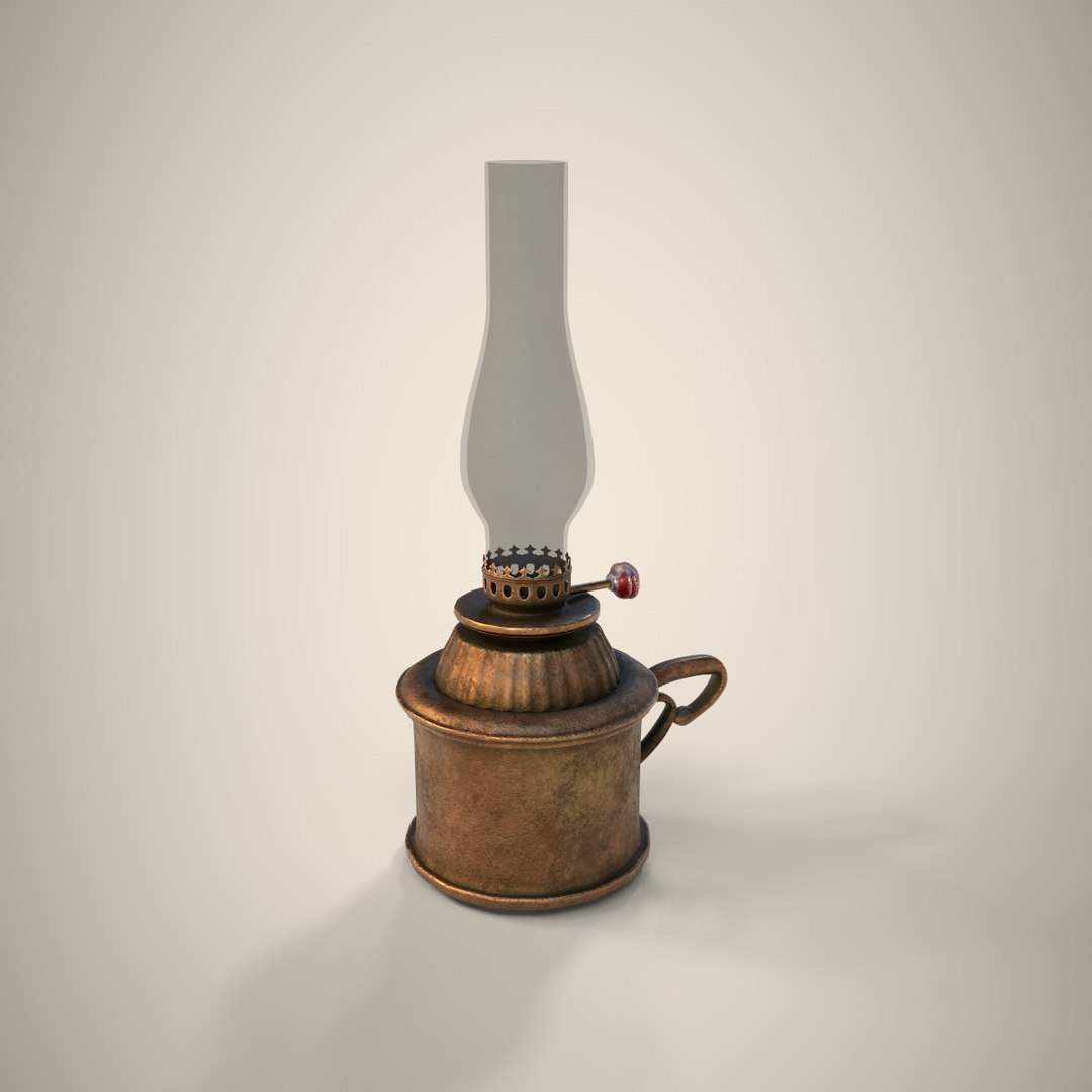 Worn Oil Lamp 3D Model - TurboSquid 1906084