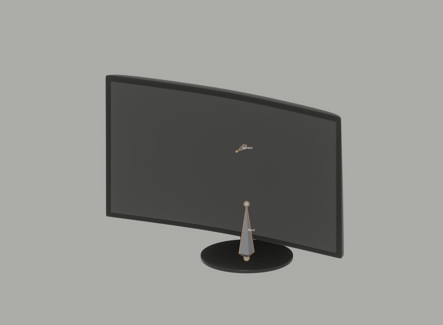 3D Model Curved Monitor - TurboSquid 2196688