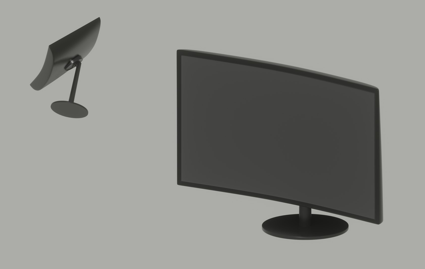 3D Model Curved Monitor - TurboSquid 2196688