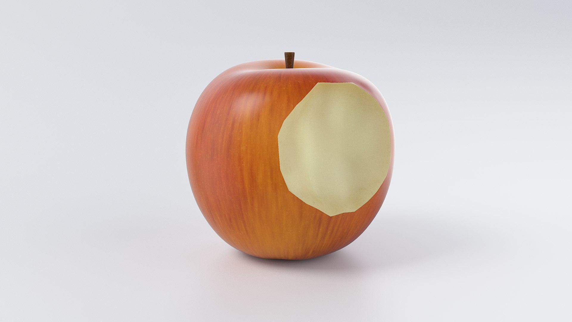 Cartoon Bitten Orange Apple3D模型 - TurboSquid 2086536