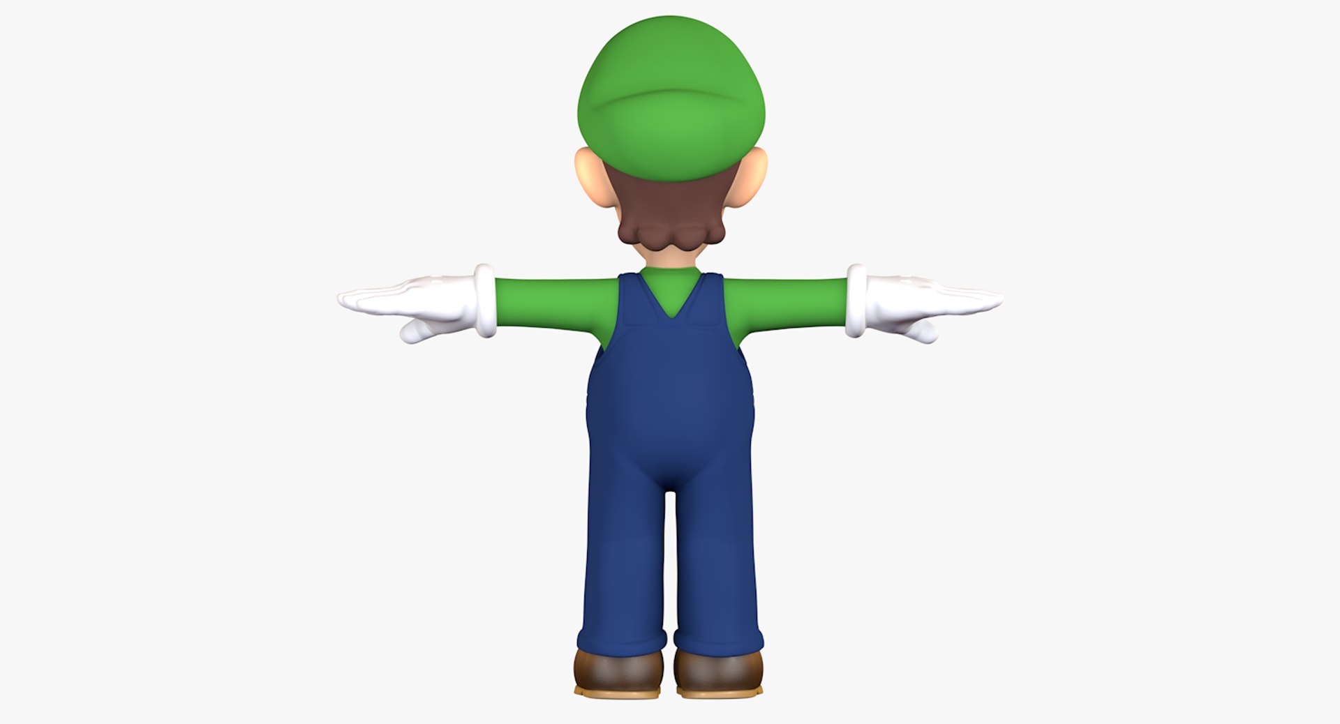 Luigi Super Mario Character 3D Model - TurboSquid 1404239