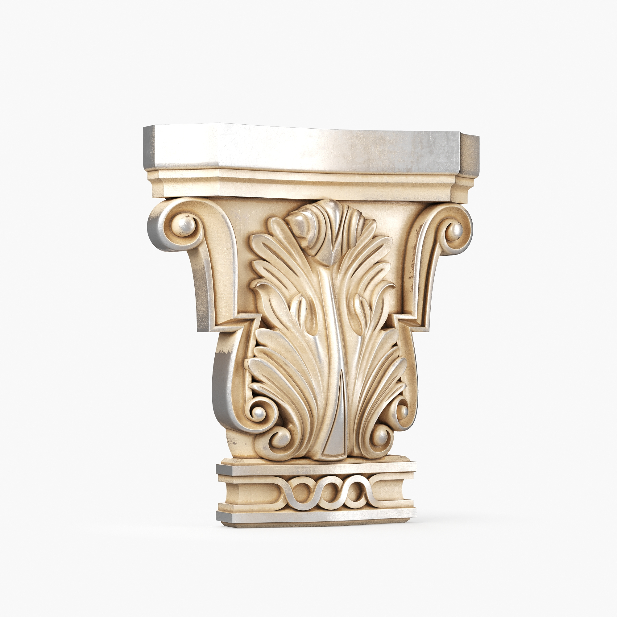 Carved Capital 3D - TurboSquid 1778251