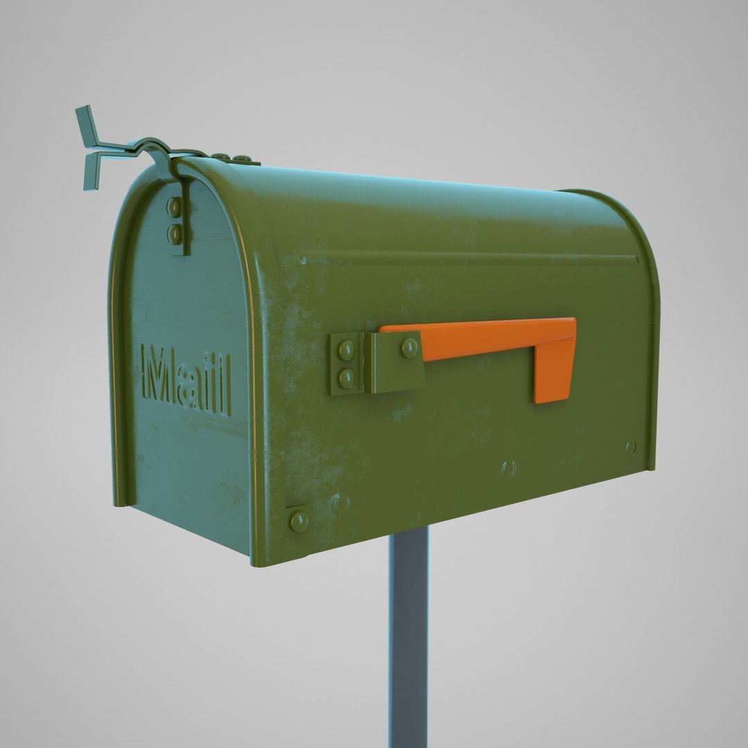 3d model small mail box