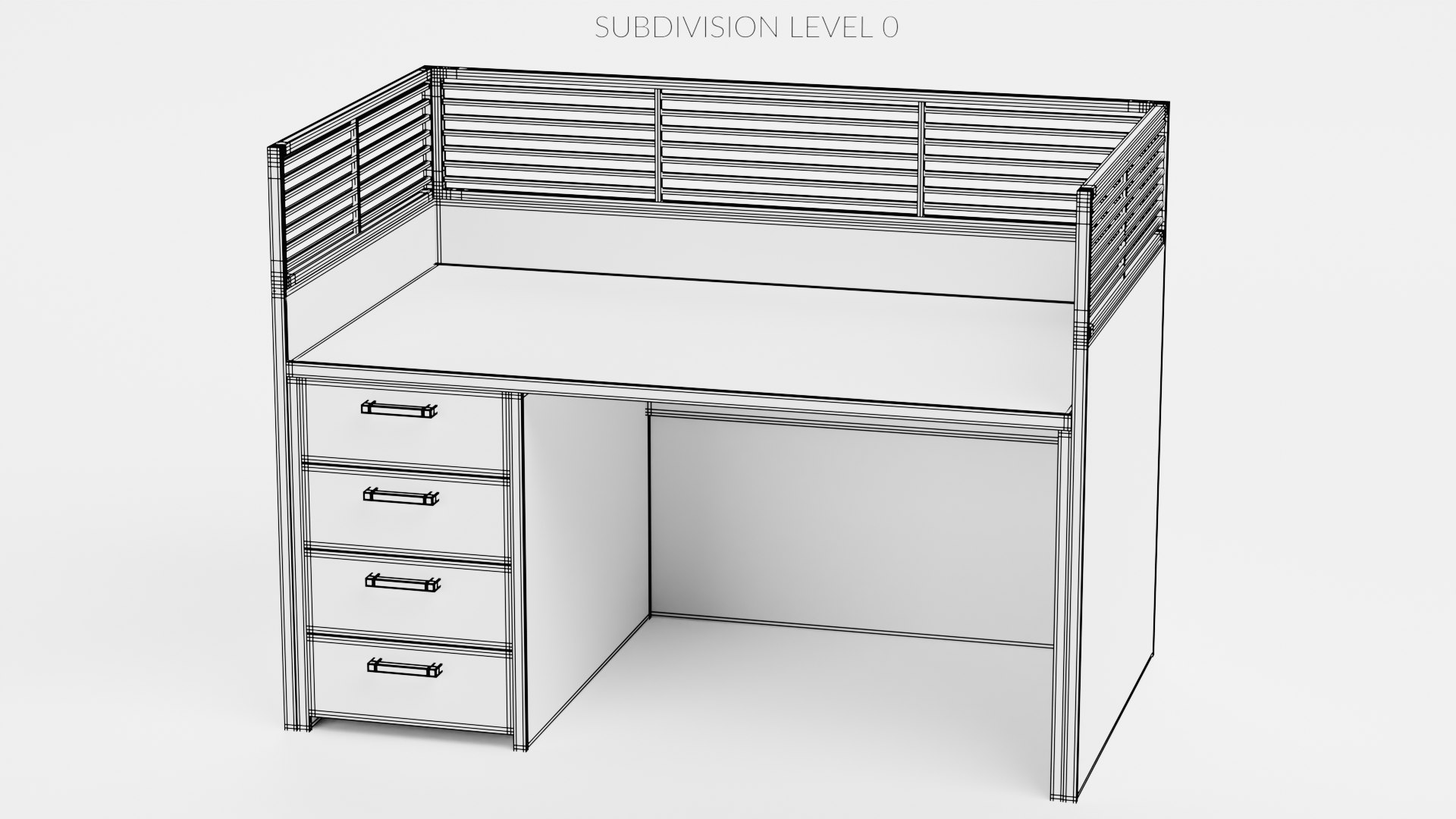 3D Cubicle 2 - TurboSquid 1901329