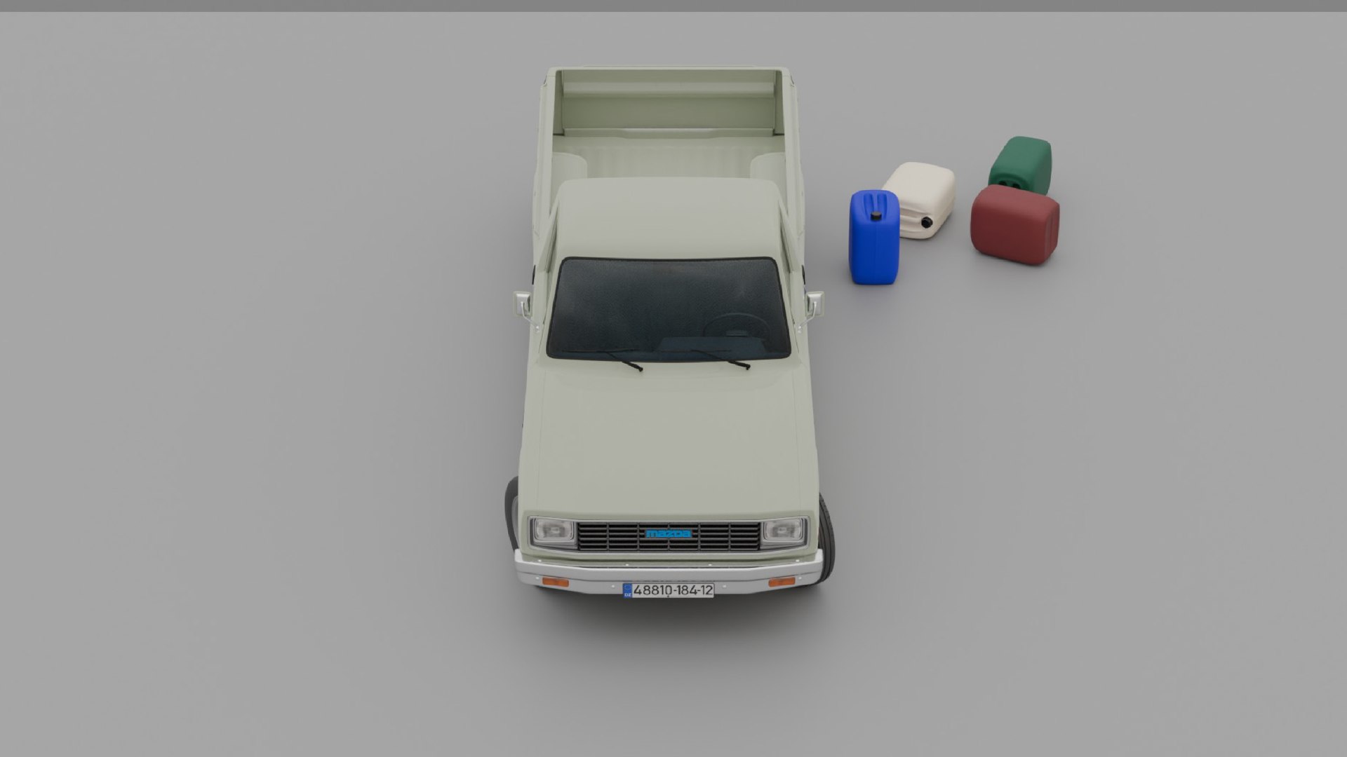 Mazda B2000 Sundowner 3D - TurboSquid 2343856
