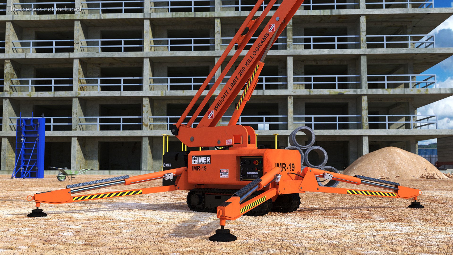 Tracked Boom Lift Rigged For Maya 3D Model - TurboSquid 2325765