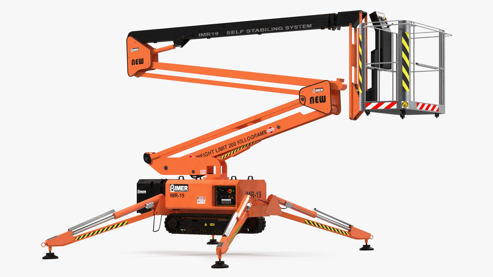 Tracked Boom Lift Rigged For Maya 3D Model - TurboSquid 2325765