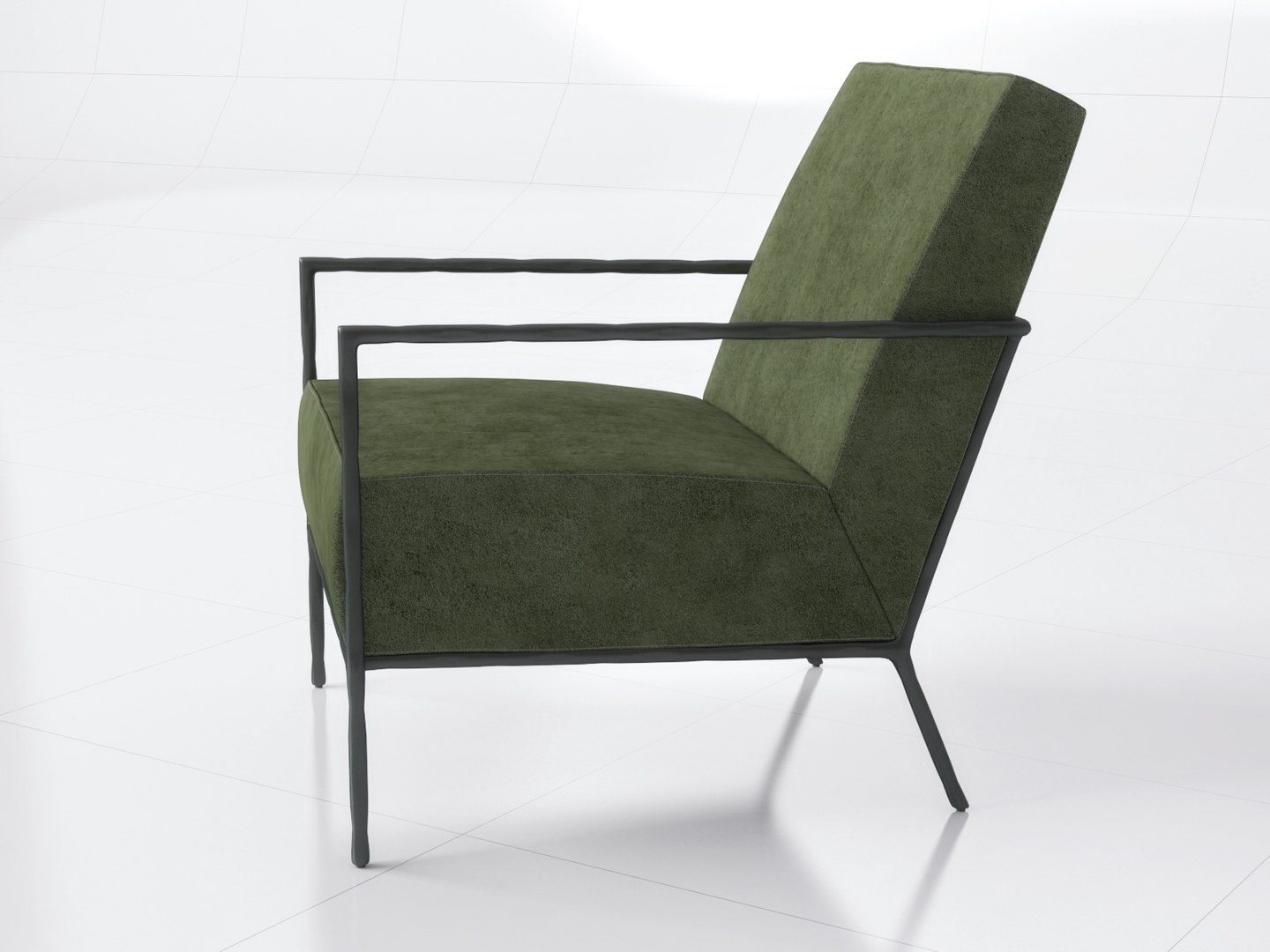 Pratt Leather Metal Frame 3D Model - TurboSquid 1512794