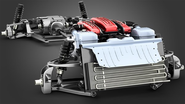 3d Chassis Ff Awd Tipo Turbosquid 1254185