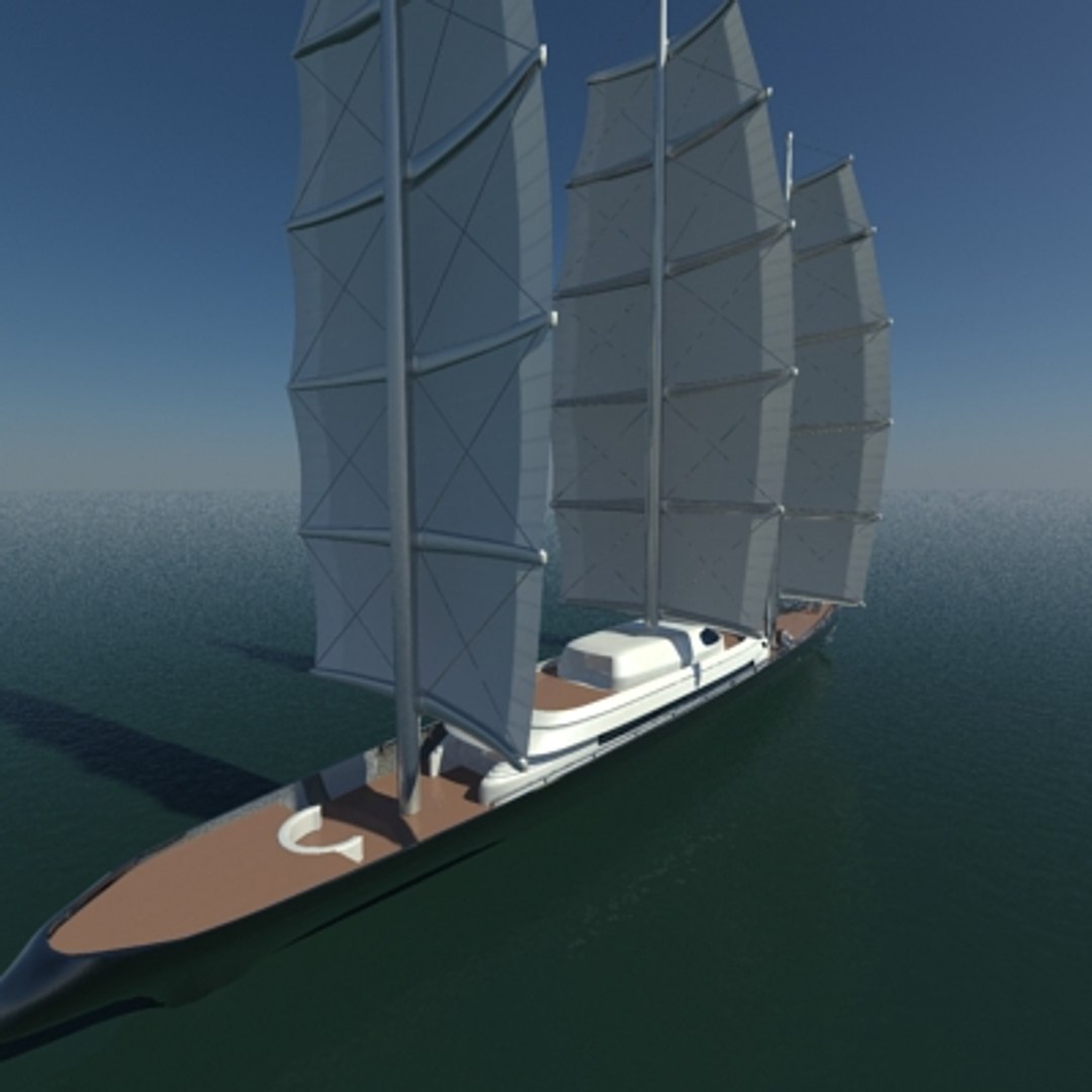 3d Model Mast Sailing Yacht