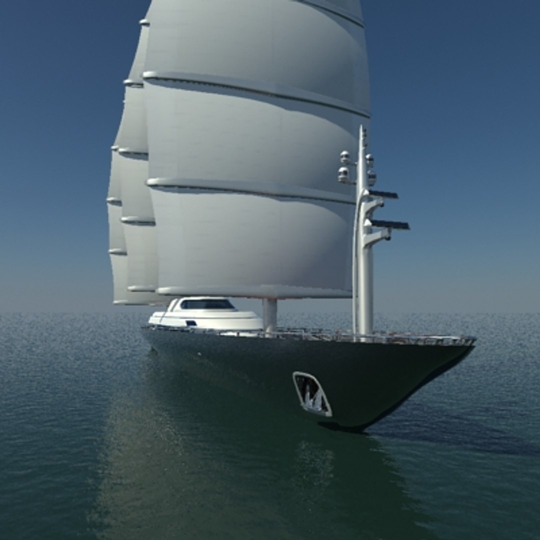 3d Model Mast Sailing Yacht