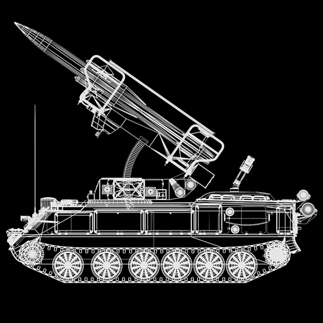Soviet Gainful Sa-6 3d Model