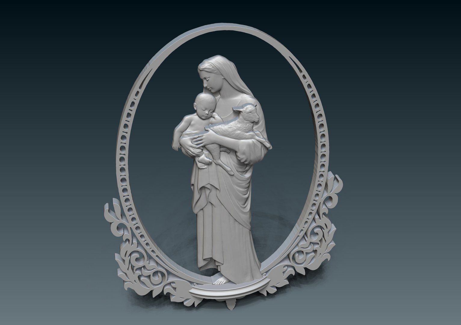 3D Virgin Mary - TurboSquid 1987894