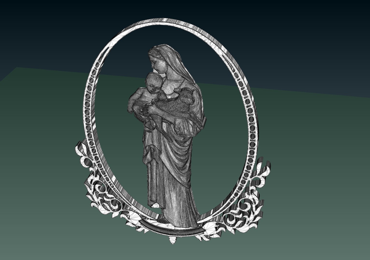 3D Virgin Mary - TurboSquid 1987894