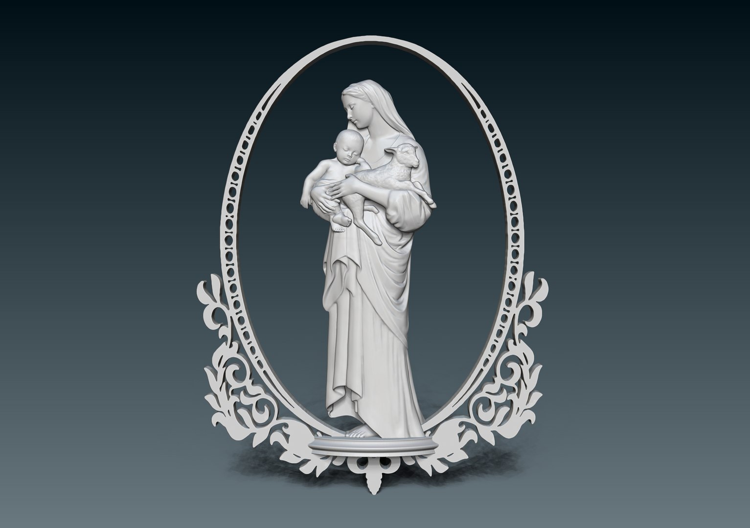 3D Virgin Mary - TurboSquid 1987894