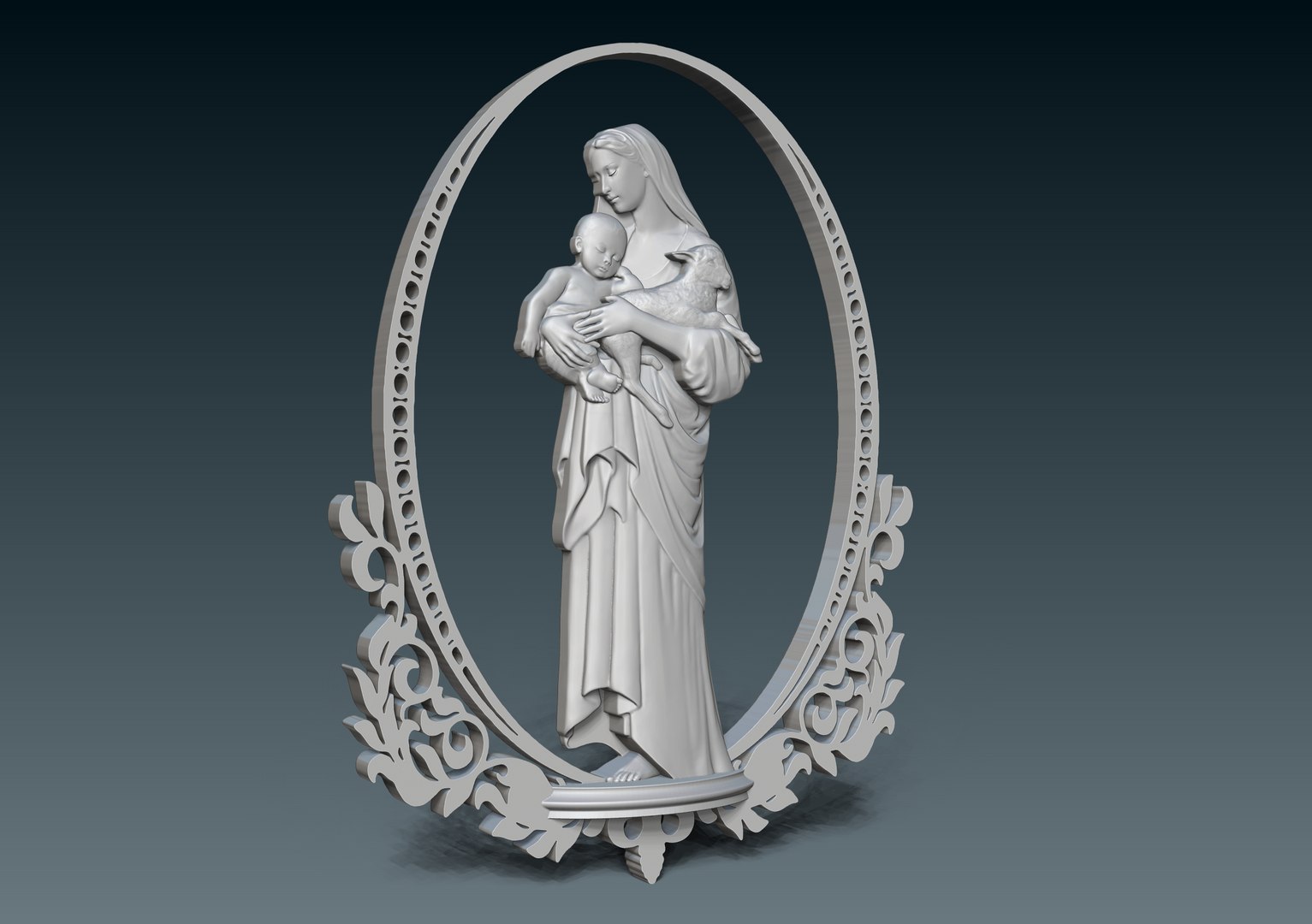 3D Virgin Mary - TurboSquid 1987894