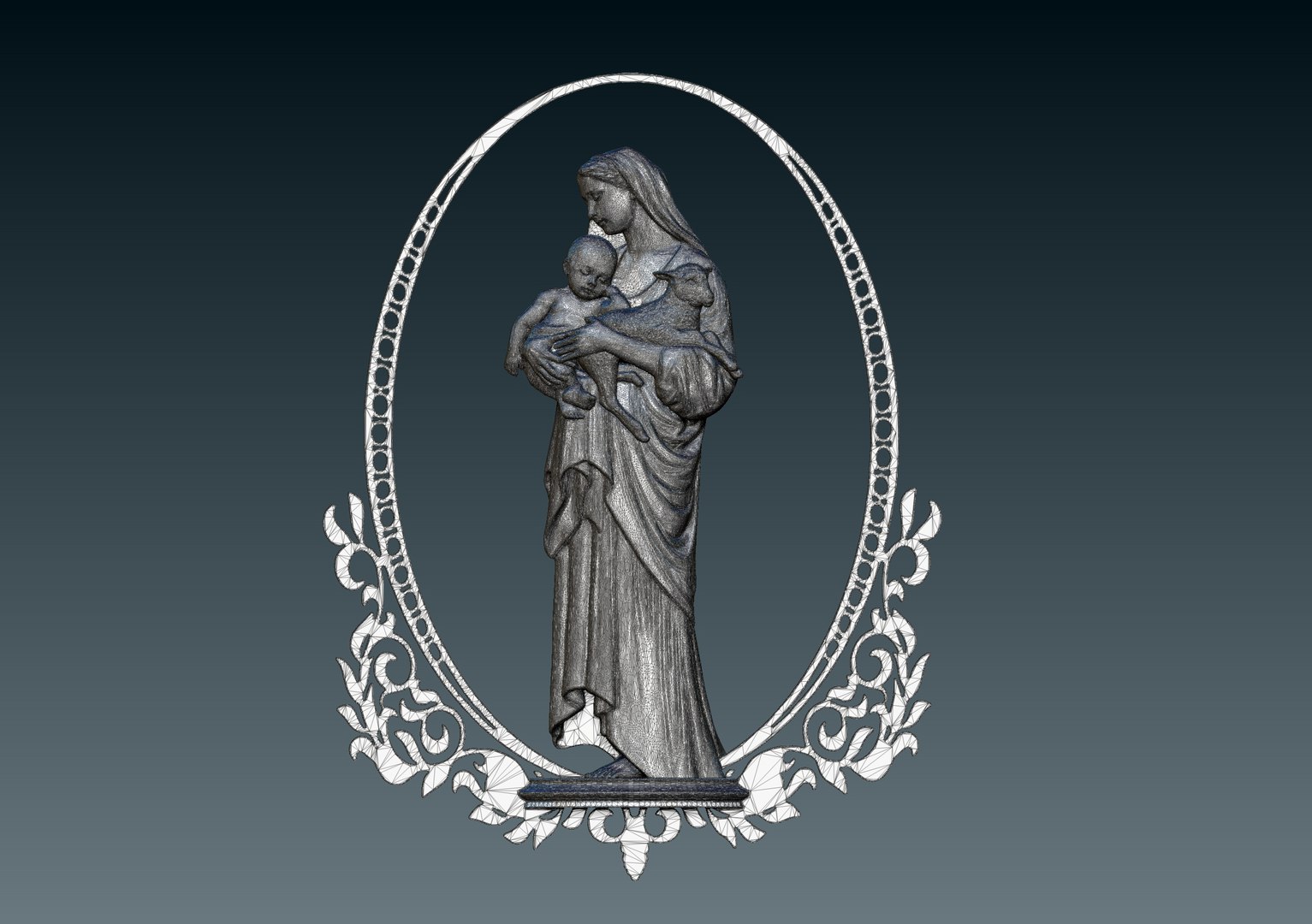3D Virgin Mary - TurboSquid 1987894