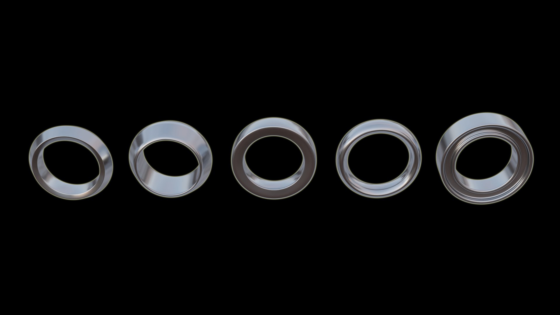 3D Rings Bundle Model - TurboSquid 1986642