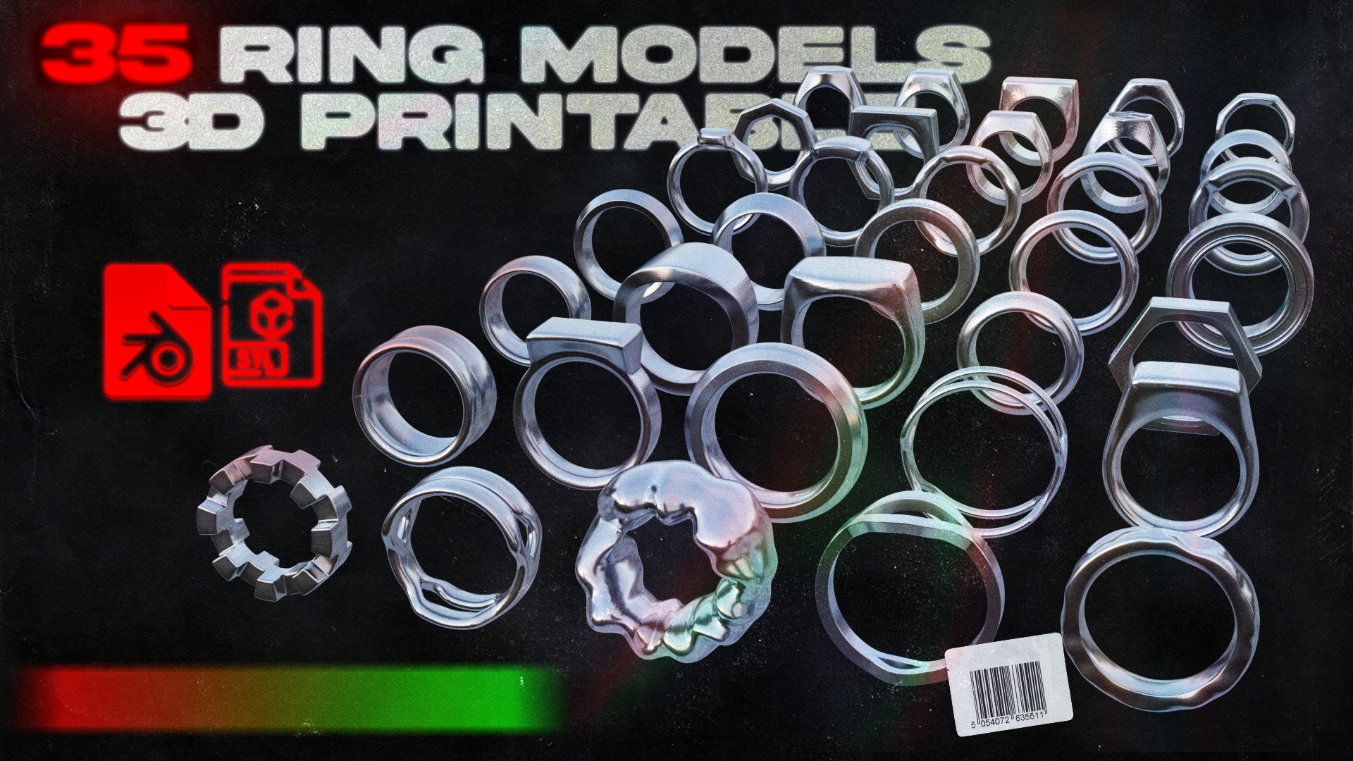 3D Rings Bundle Model - TurboSquid 1986642