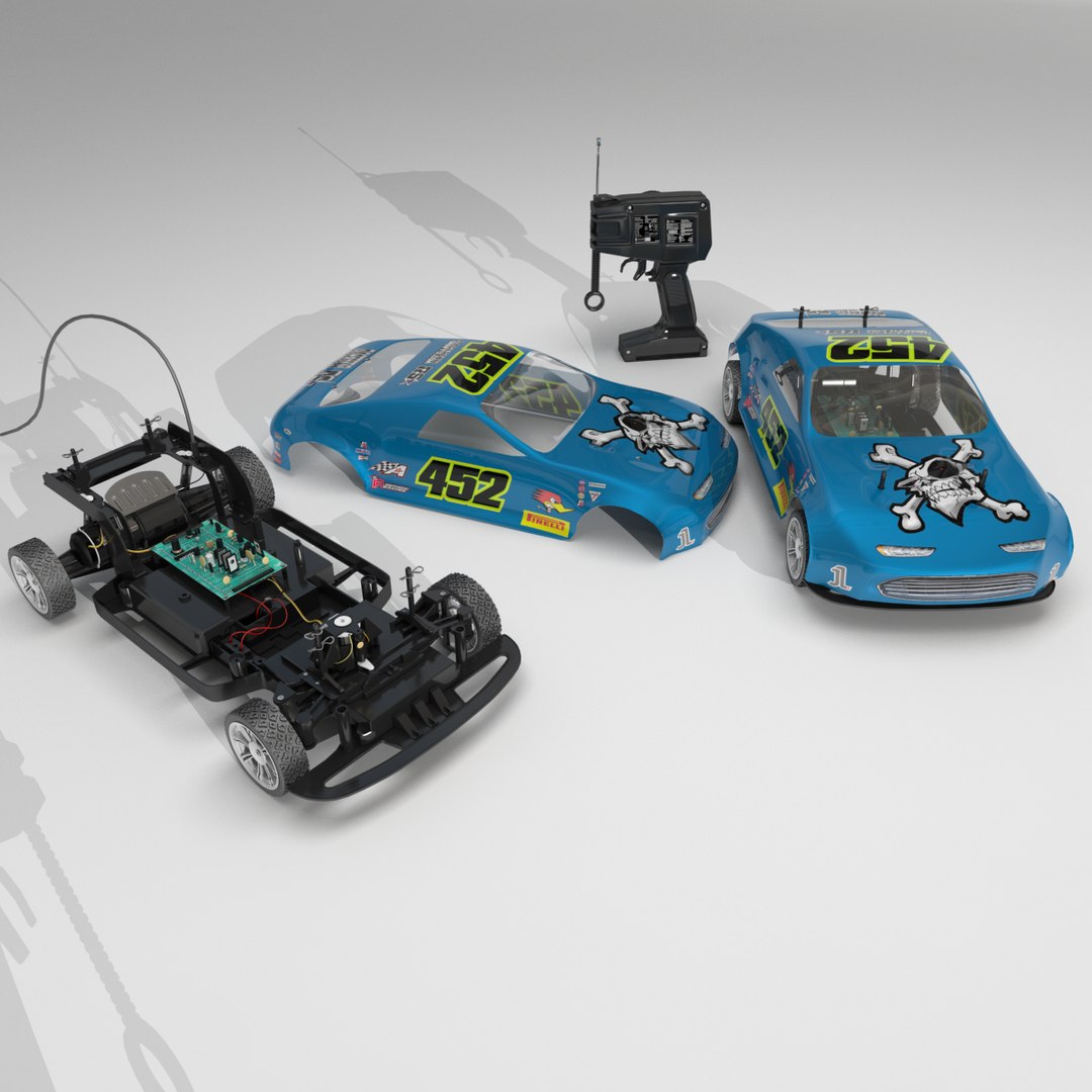 3d Aaa Powered Rc Car