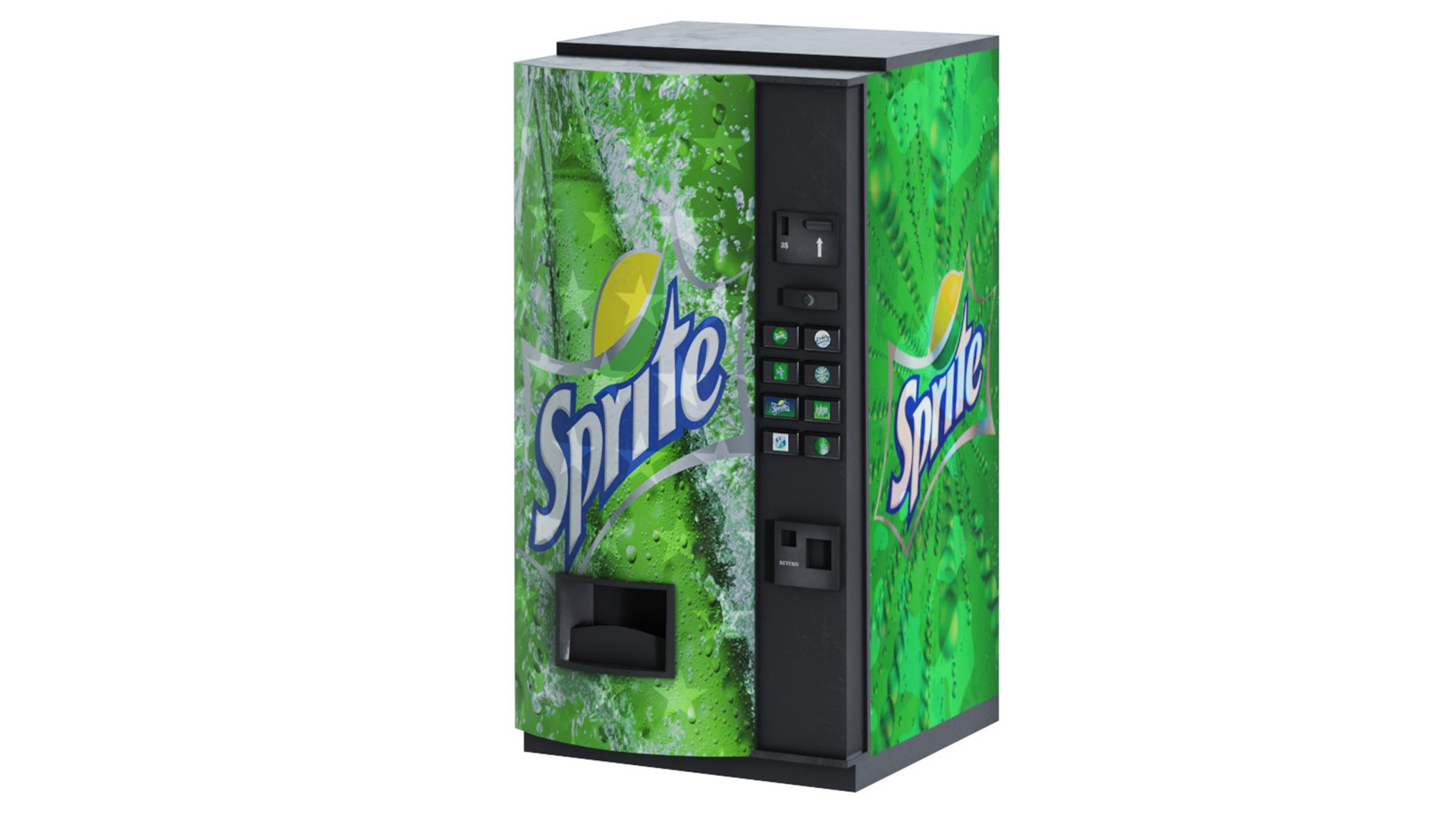 3D Soda Machine Low Poly PBR - TurboSquid 1835748