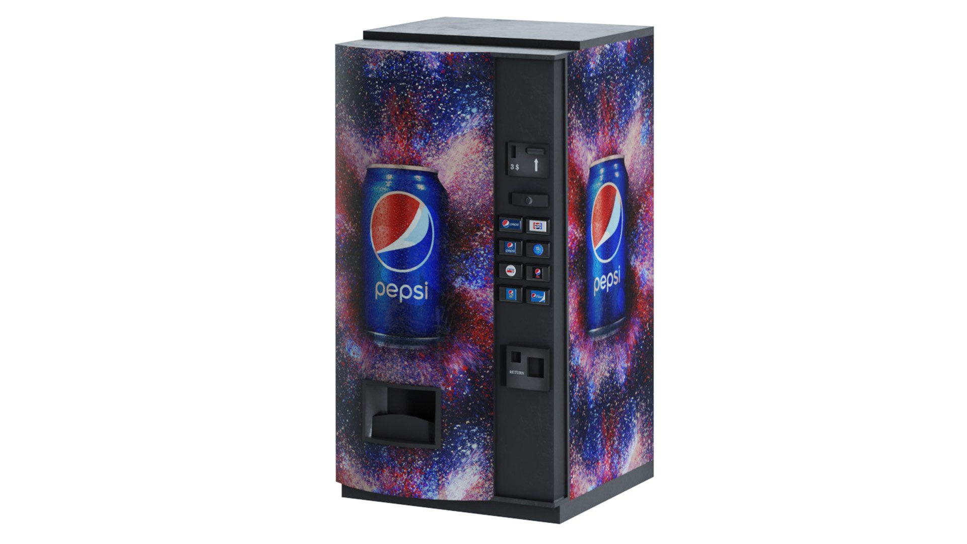 3D Soda Machine Low Poly PBR - TurboSquid 1835748