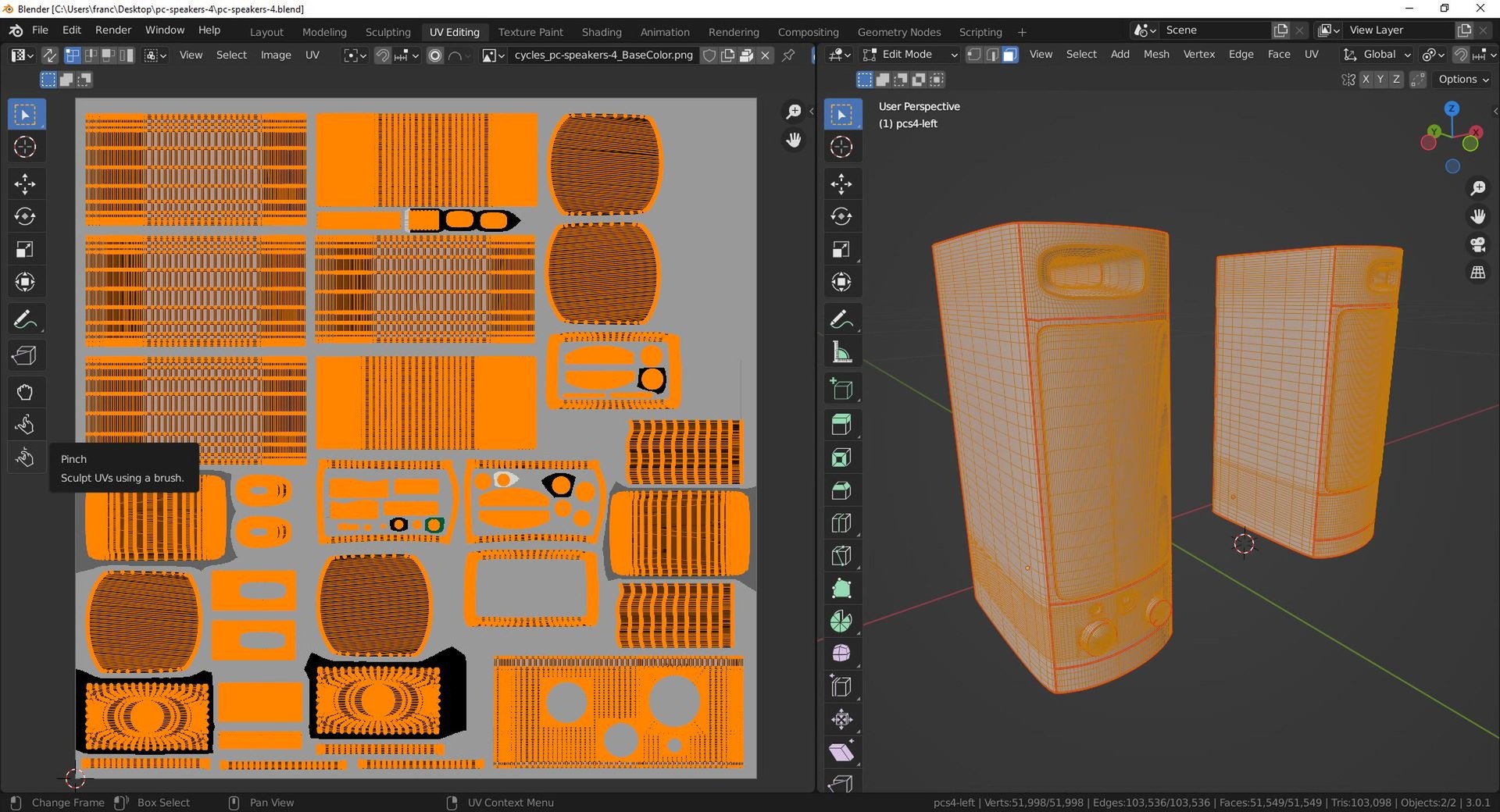 3D PC Speakers 4 Model - TurboSquid 1870329