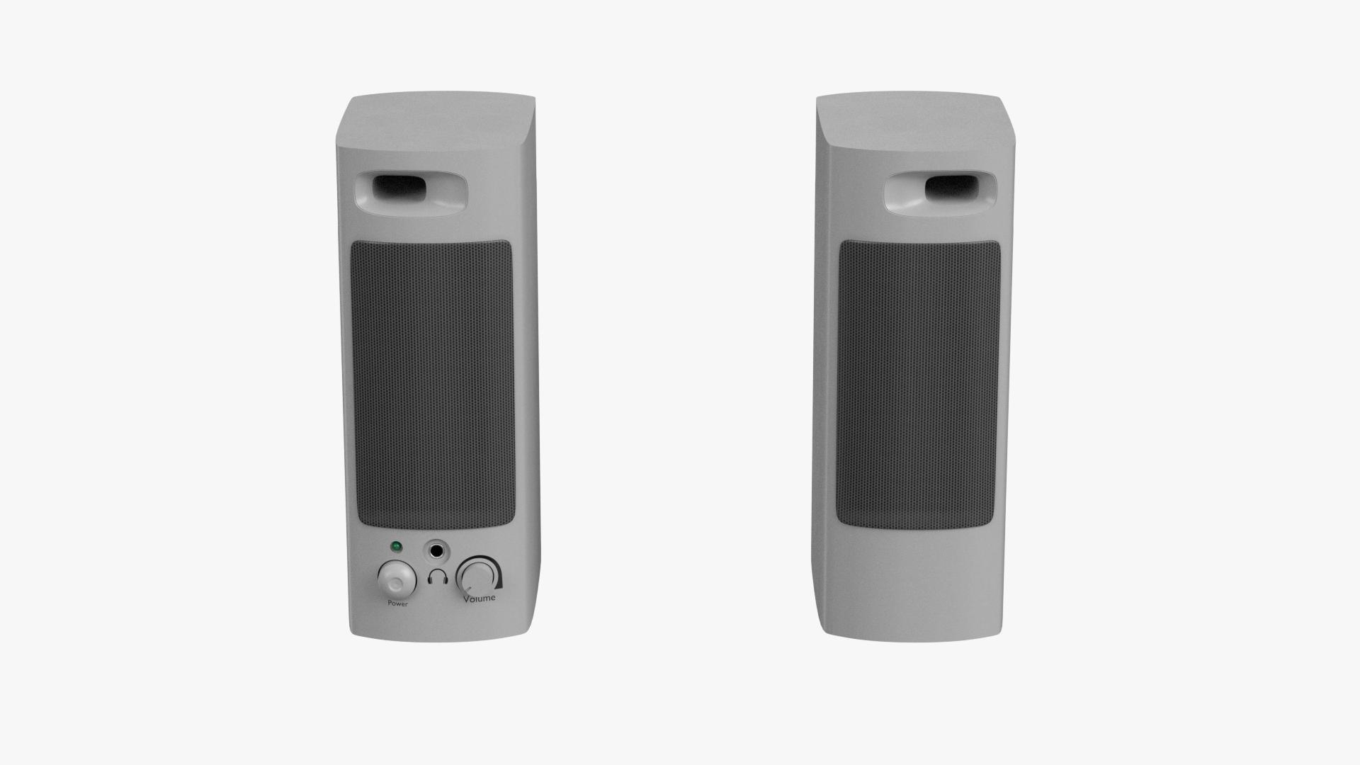 3D PC Speakers 4 Model - TurboSquid 1870329