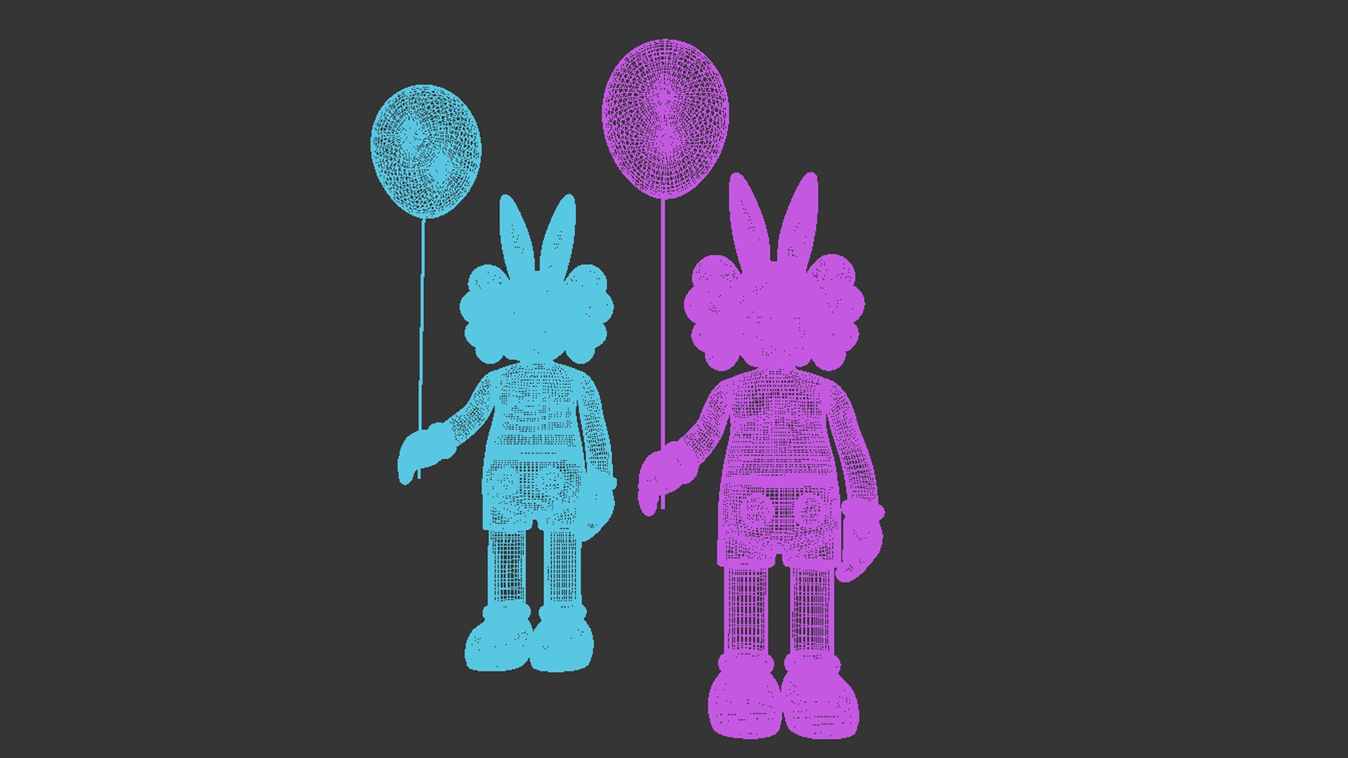 Kaws Standing Lamp 3D model - TurboSquid 1938198